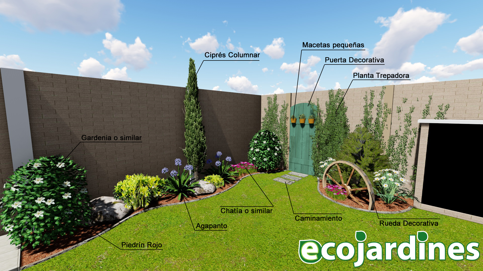 Diseño Profesional de Jardines - Ecojardines Guatemala